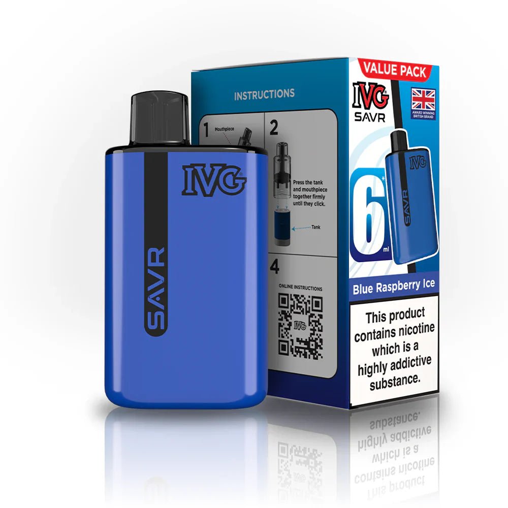 IVG SAVR 3000 Disposable Starter Vape Device -Box of 5 - Vape Wholesale ...