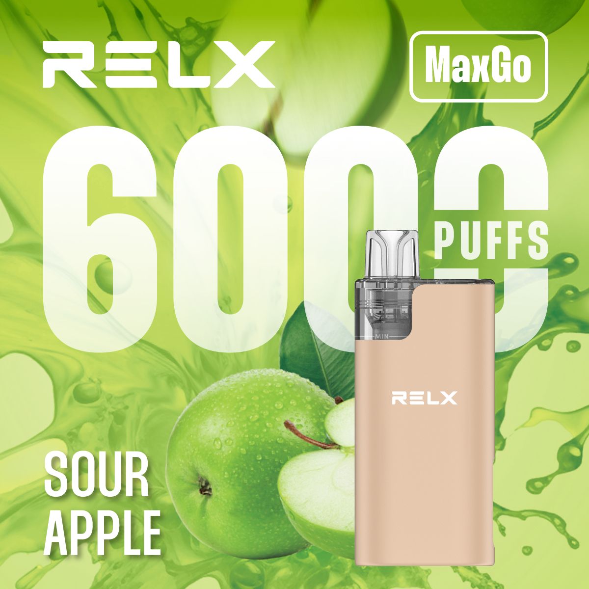 Relx MaxGo 6000 - 20MG | Disposable Vape Device – Vape Wholesale Supplier
