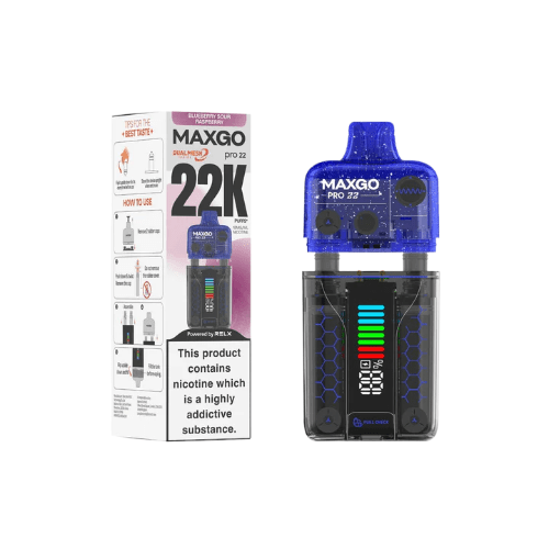 Relx MaxGo Pro 22000 - 20MG | Disposable Vape Device – Vape Wholesale ...